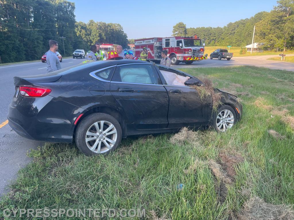 Medical Emergency Causes Wreck - Cypress Pointe Fire & Rescue