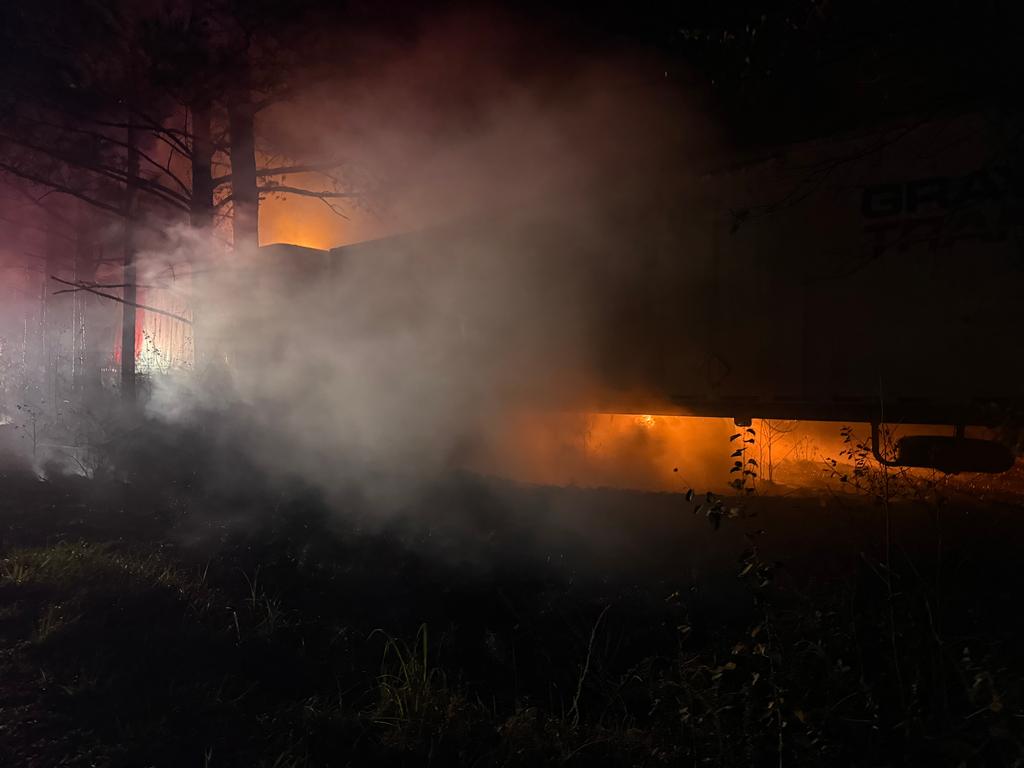 Five Trailers Burn and Others Threatened - Cypress Pointe Fire & Rescue